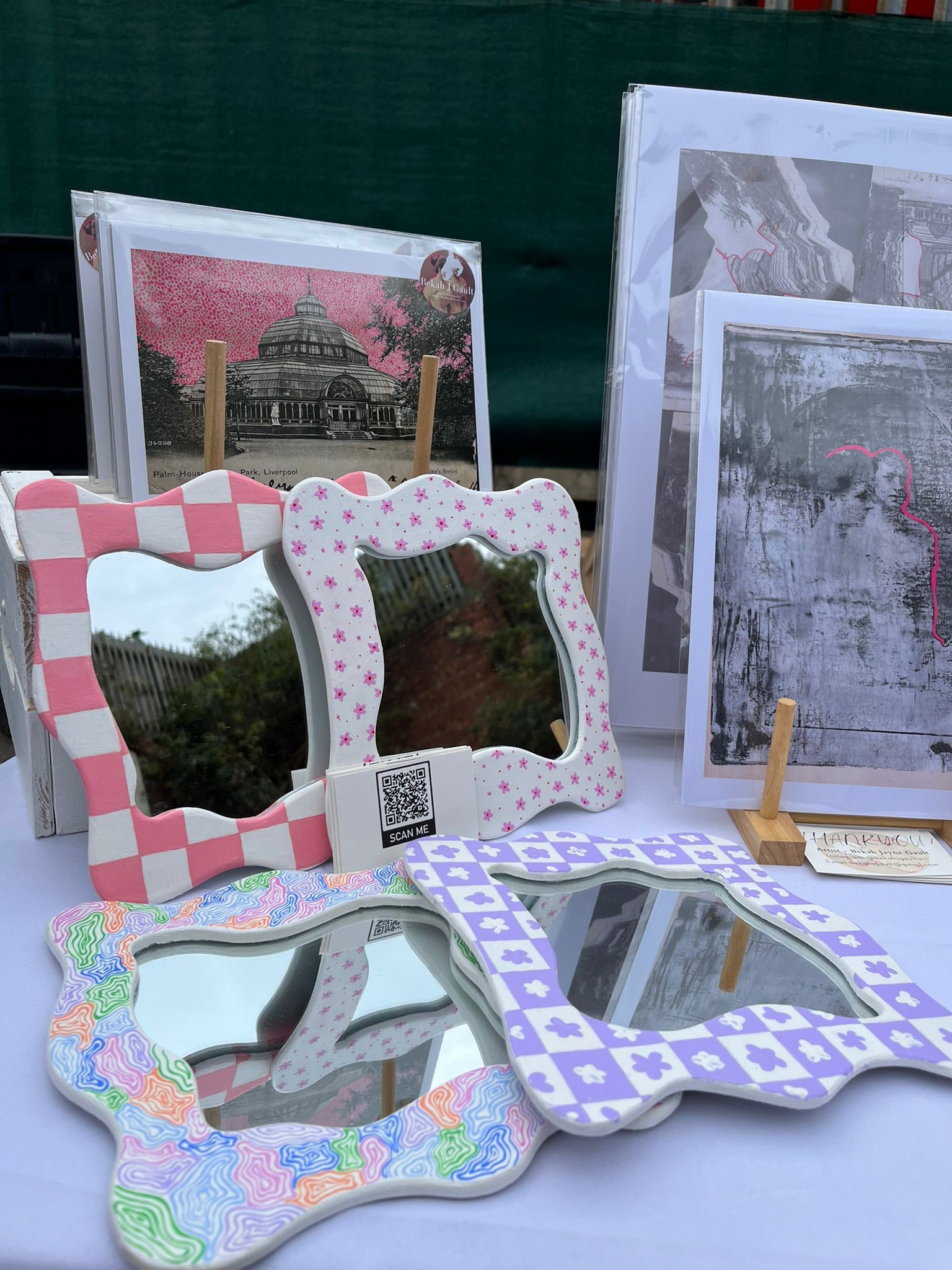 Mirror Painting Workshop with BekahJGaultArt | MerseyMade